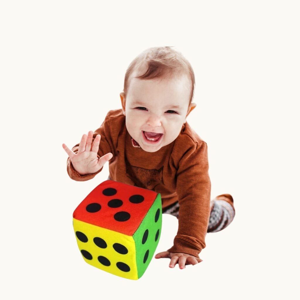 Dado sonoro c/cascabel 15 x 15 cm – De Chiveo Didácticos